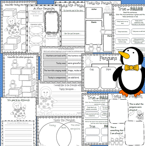Tacky the Penguin book companion | Teaching Resources