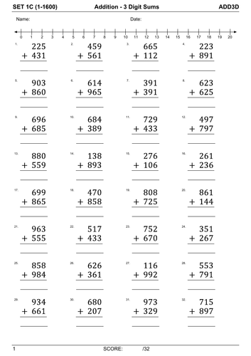 26,000 Addition Sums Bumper Pack | Teaching Resources