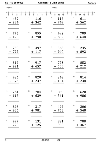 26,000 Addition Sums Bumper Pack | Teaching Resources