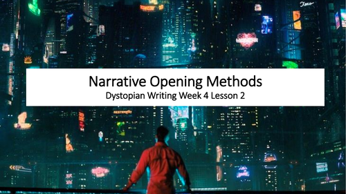 Narrative Openings | Teaching Resources