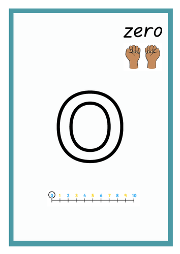 Number posters 0-10 | Teaching Resources