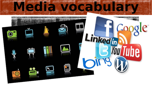 Media vocabulary | Teaching Resources