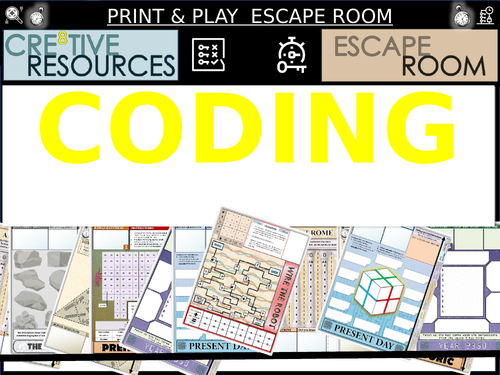 Coding Computing Escape Room | Teaching Resources