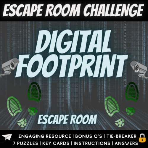 Digital Footprint Computing Escape Room | Teaching Resources
