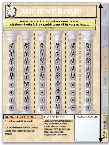 Drones - Computing Escape Room | Teaching Resources