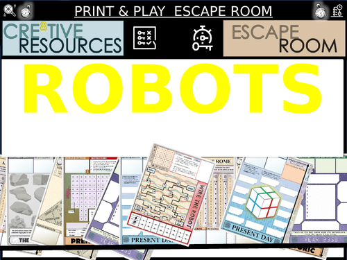 Robots Escape Room - Computing | Teaching Resources