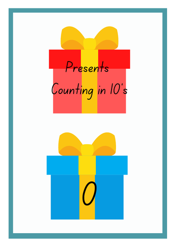 Presents 0-100 (Counting in 10's) | Teaching Resources