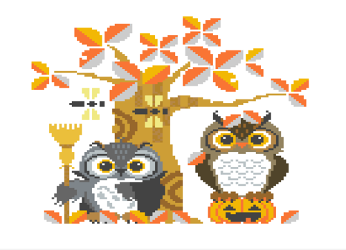 Addition and Subtraction to 20 Pixel Art - Autumn/Fall Owls | Teaching ...