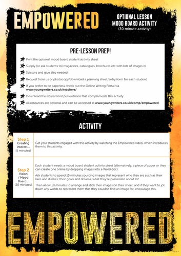 Empowered Poetry Writing Resources for 11-18 Year-Olds | Teaching Resources