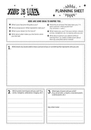 This Is Me Poetry Writing Resources for Primary School Pupils ...