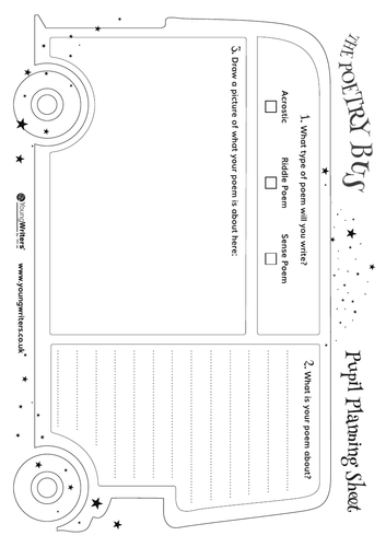 The Poetry Bus Writing Resources for 5-7 Year-Olds | Teaching Resources