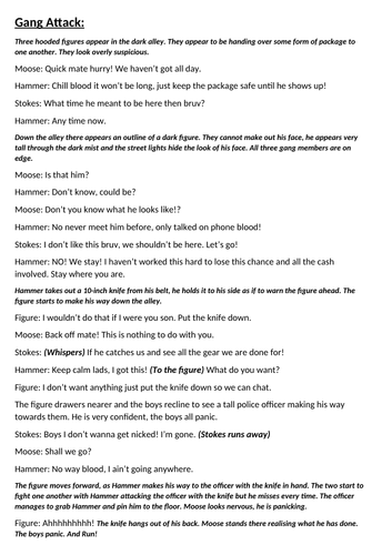 Crime and Punishment Drama | Teaching Resources