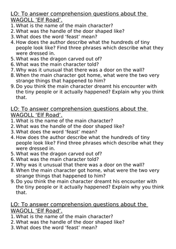 ‘Elf Road’ - Portal Story - Talk for Writing Style English Unit (4 ...