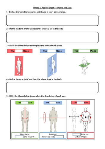 LCPE - Planes and Axes | Teaching Resources