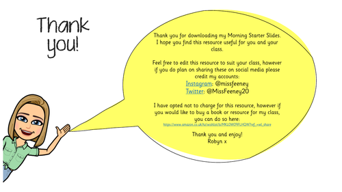 Term 2 Morning Starter Slides (October and November) | Teaching Resources