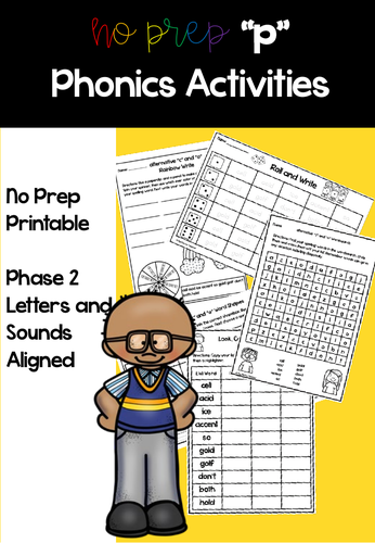 Phase 2 Phonics P Activities | Teaching Resources