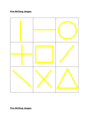 Pre Writing booklet | Teaching Resources