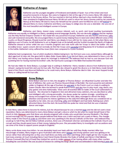 The Tudors Scheme of Work | Teaching Resources