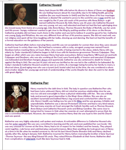 The Tudors Scheme of Work | Teaching Resources