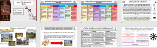 The Tudors Scheme of Work | Teaching Resources
