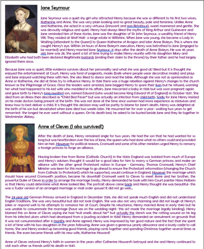 The Tudors Scheme of Work | Teaching Resources