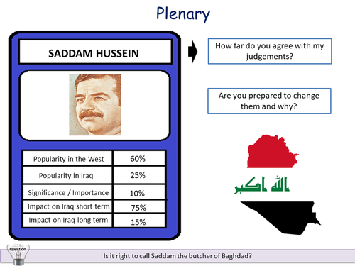 Saddam Hussein | Teaching Resources