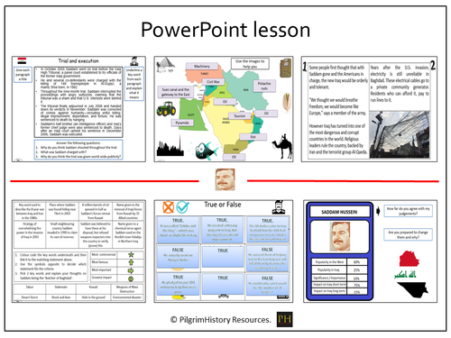 Saddam Hussein and his Dictatorship in Iraq | Teaching Resources