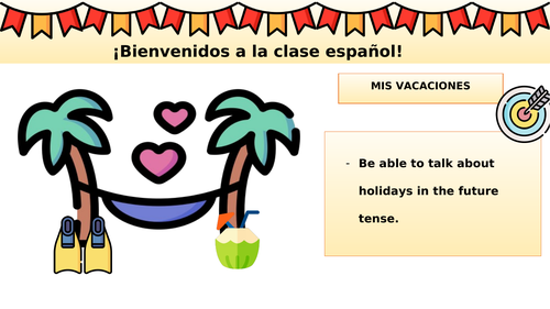 Vacaciones in Future tense | Teaching Resources