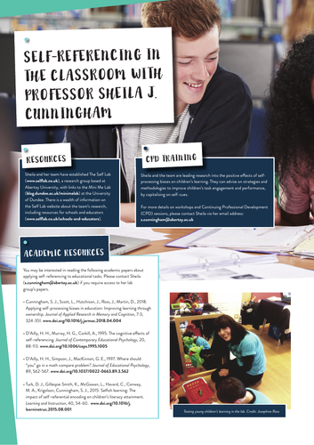 The importance of self-referencing as a learning technique | Teaching ...