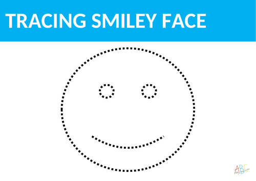 Tracing Smiley Face | Teaching Resources