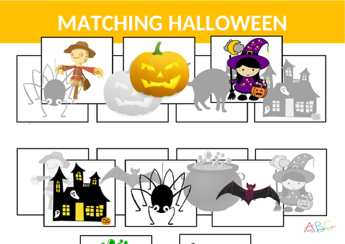 Matching Halloween- Shadows | Teaching Resources