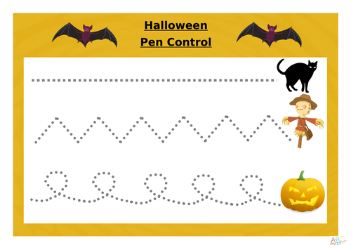 Halloween Pen Control | Teaching Resources