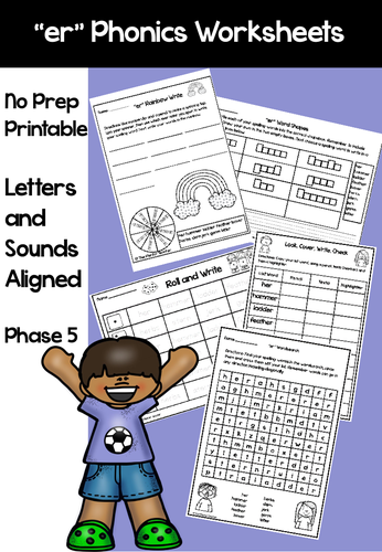 Phase 5 Phonics er Activities | Teaching Resources