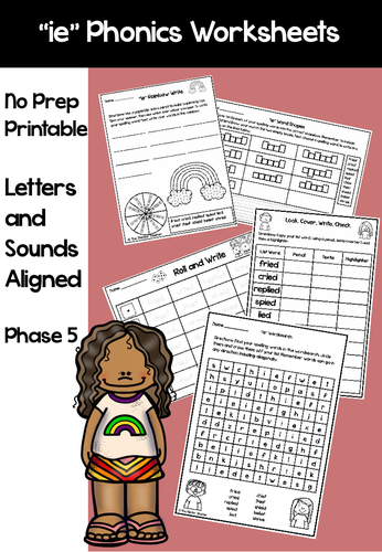 Phase 5 Phonics ie Activities | Teaching Resources