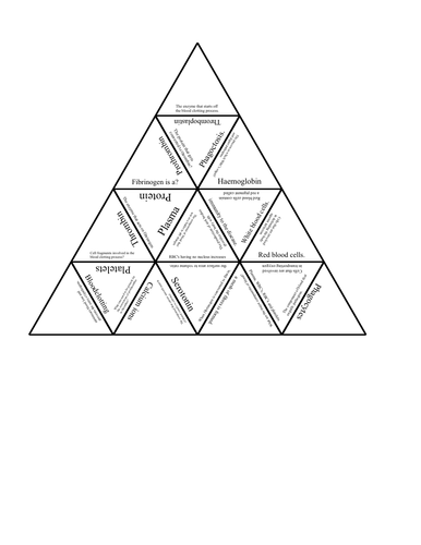 AS Edexcel Biology Card sort on Blood (lifestyle health risk ...