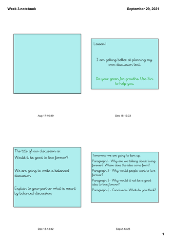 How to Live Forever by Colin Thompson Literacy Planning | Teaching ...