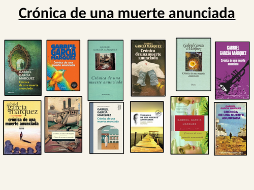 Spanish A Level - Crónica de una muerte anunciada | Teaching Resources