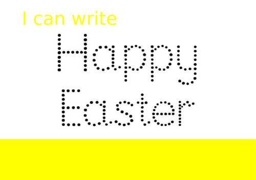 Tracing- Happy Easter | Teaching Resources
