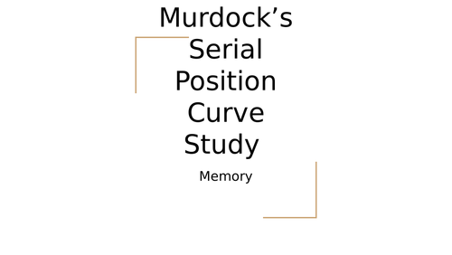 AQA GCSE Psychology - Memory Unit 1.1 | Teaching Resources
