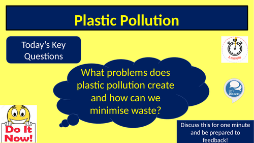 Plastic Pollution Assembly, Tutor Time, PSHE, Citizenship | Teaching ...