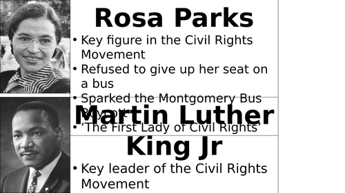 Civil Rights Classroom Display | Teaching Resources