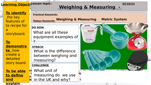 Weighing & Measuring - Toad In The Hole | Teaching Resources