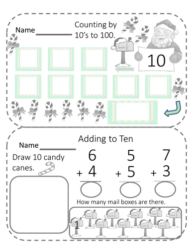 Winter Holiday Packet K-2 | Teaching Resources