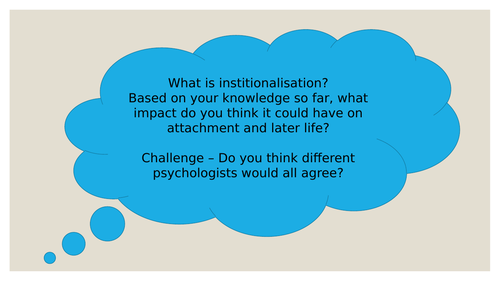 AQA A-Level Psychology Attachment – Romanian Orphan Studies & Effects ...