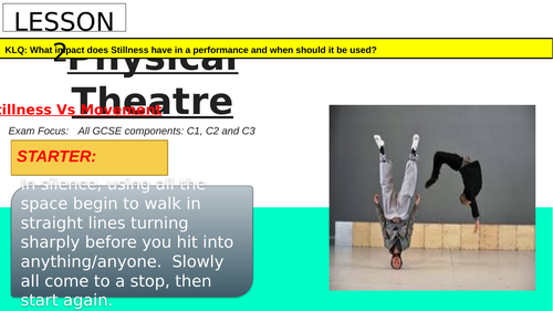 Year 9 Drama Physical Theatre | Teaching Resources