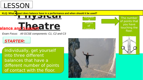 Year 9 Drama Physical Theatre | Teaching Resources