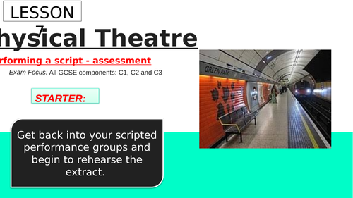 Year 9 Drama Physical Theatre | Teaching Resources
