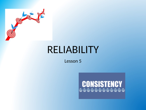 AQA A-Level Psychology Research Methods – Reliability | Teaching Resources