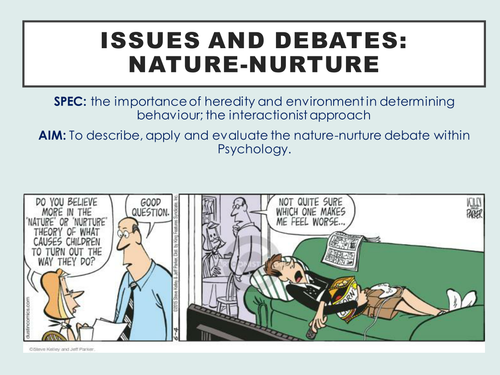AQA A-Level Psychology Issues and Debates – Nature Nurture Debate ...