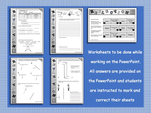 Light - Reflection in a Plane Mirror Explained Distance Learning and ...